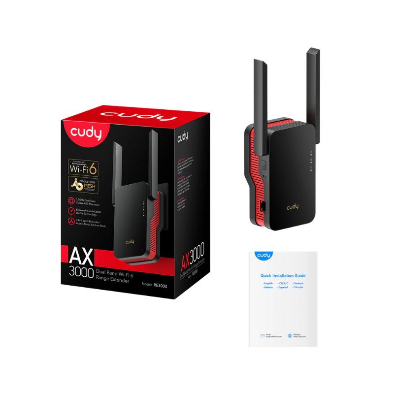 Cudy AX 3000 Dual Band Wifi 6 Ranger Extender – Cell Max Store