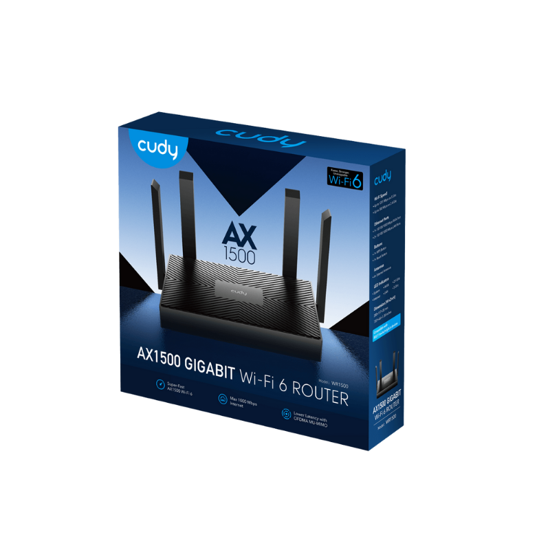 Cudy AX 1500 Gigabit Wifi 6 Router – Cell Max Store